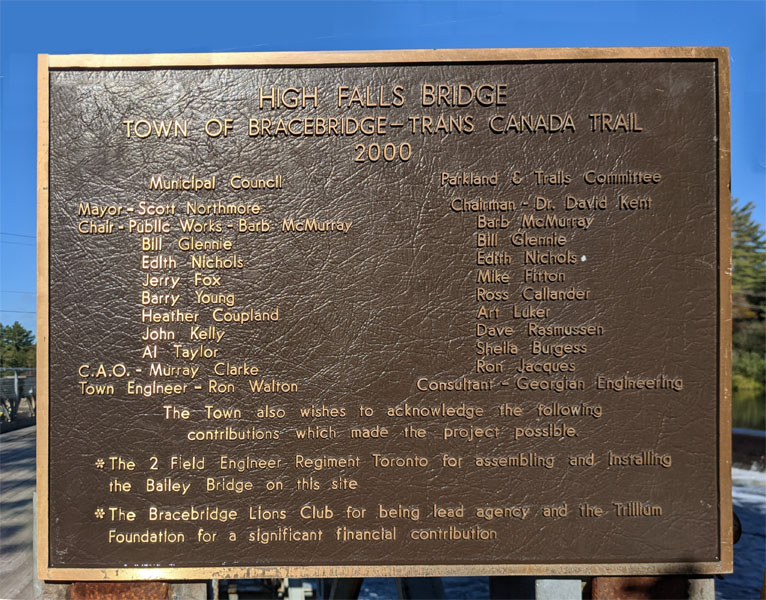 High Falls Bridge | Canadian Military Engineers