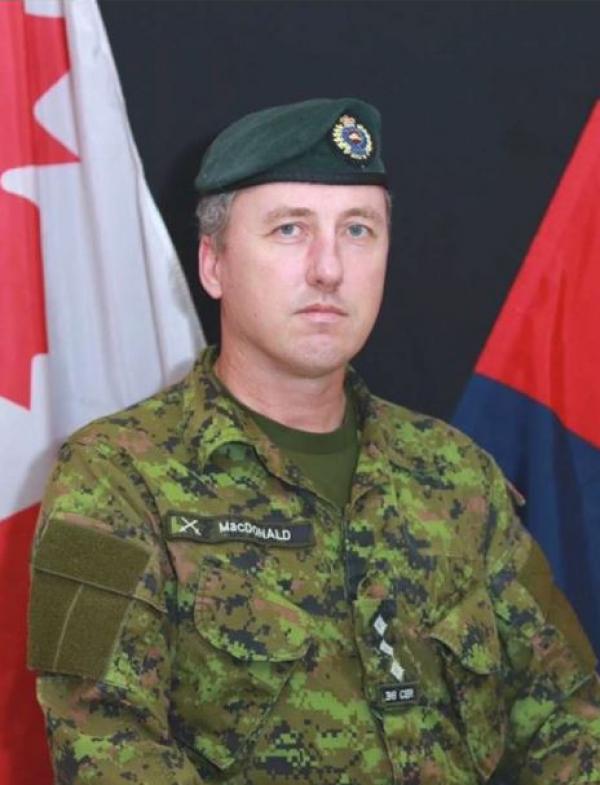 Captain W.C. MacDonald, CD | Canadian Military Engineers